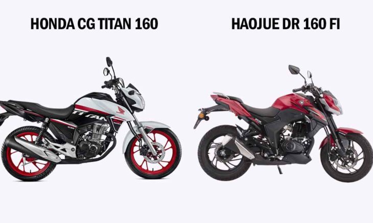 Comparativo Honda CG Titan 160 x Haojue DR 160 FI - Carro e motos