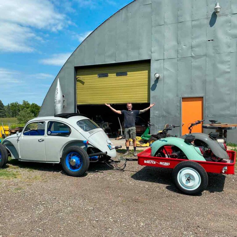 VW Mini Bike, minimoottoripyörä tehty Fusca (Kupla) lokasuojista ...