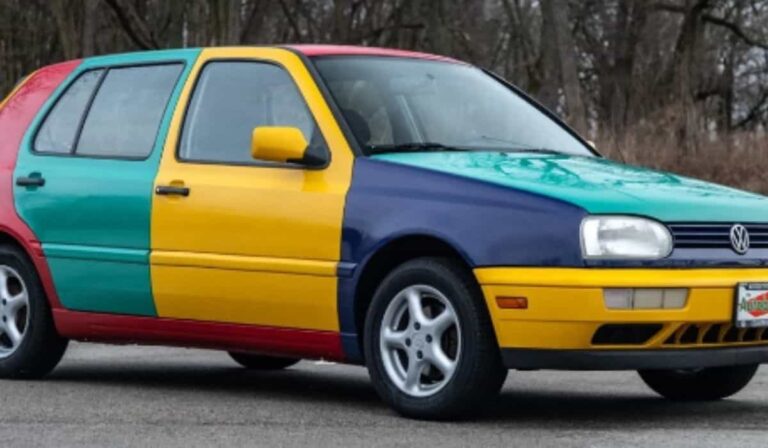 La Volkswagen Golf Harlequin incanta gli appassionati di auto con i ...