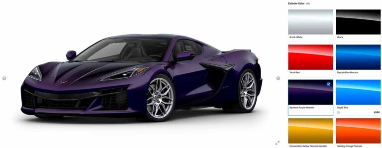 Corvette Z06 2025 Arrives with New Colors and Unique Customizations ...