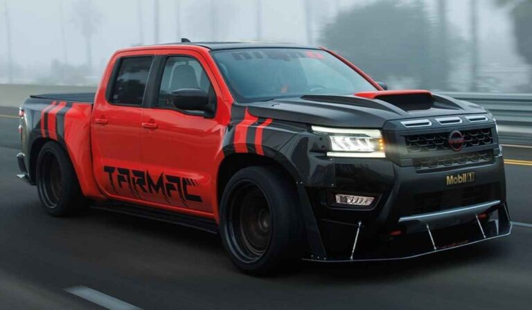 Nissan reveals the Frontier Tarmac: a lowered and powerful pickup ...