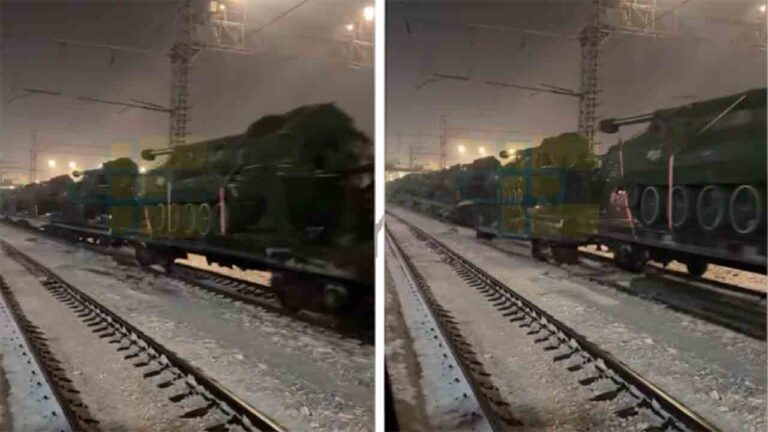 Video: Nordkoreanische Koksan-Haubitzen auf Zug in Russland gesichtet ...