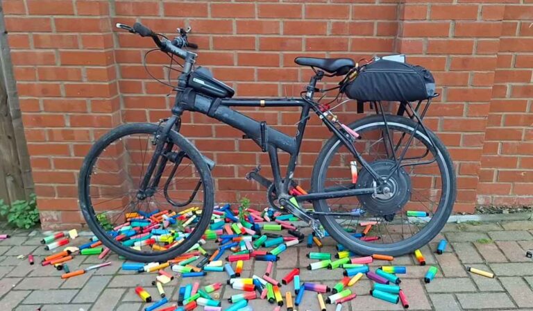 Engineer Transforms Discarded Vapes into E-Bike Battery and Warns ...