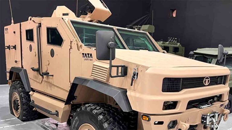 Tata Unveils India's First Armored Vehicle Built to NATO Standards ...