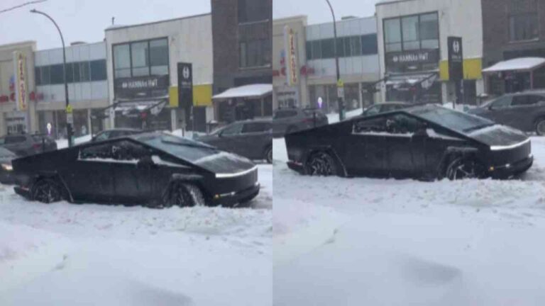 Video of Tesla Cybertruck Stuck in Snow Goes Viral and Sparks Criticism ...