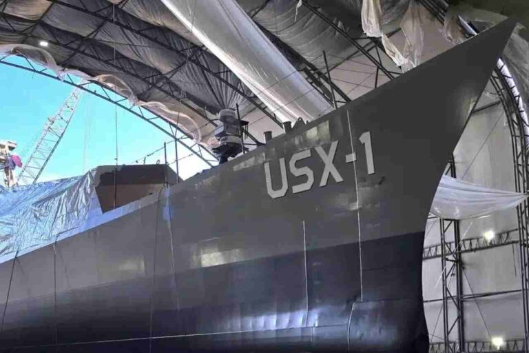 US launches the world's first unmanned ship for autonomous naval ...