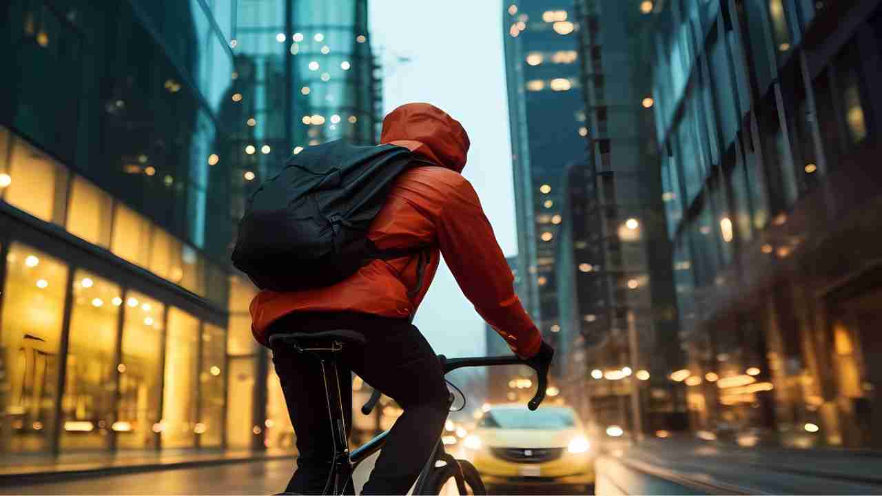 Cyclist hit by car at a roundabout in the UK - Carro e motos