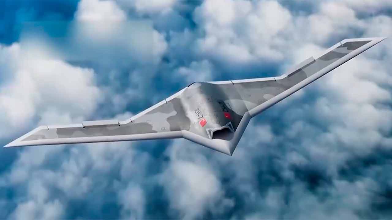 Vídeo: China Reveals New Details About the Stealth Drone CH-7 Rainbow ...