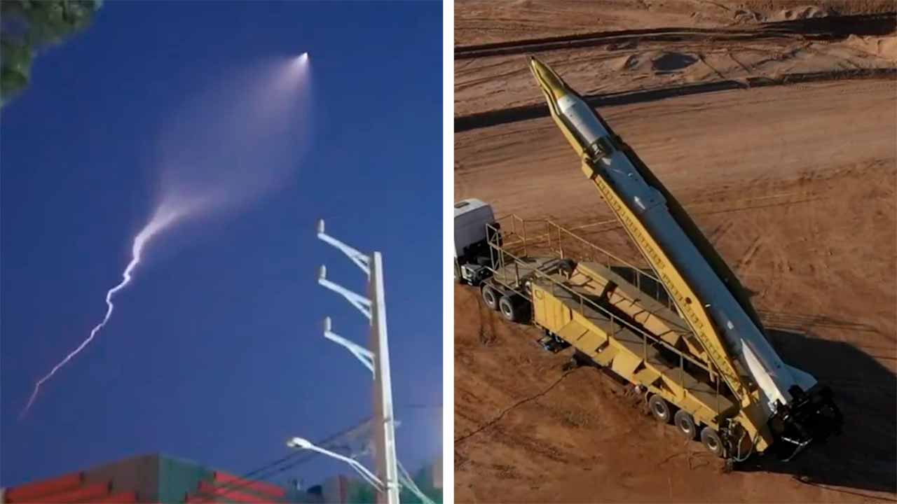 Video: Iran fires Sejjil ballistic missile at Israel for the first time ...