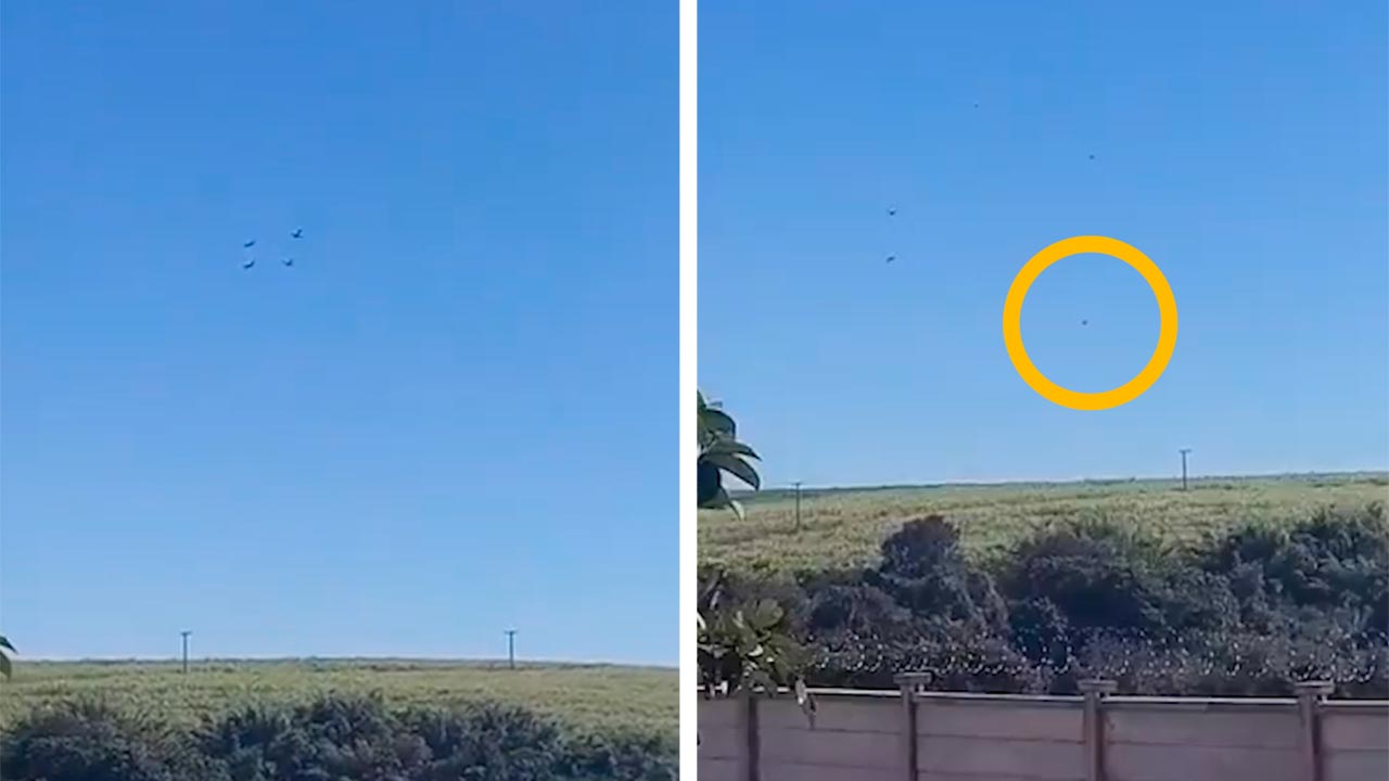 Mid-Air Collision: Video Reveals Moment of Brazilian Air Force Aircraft ...