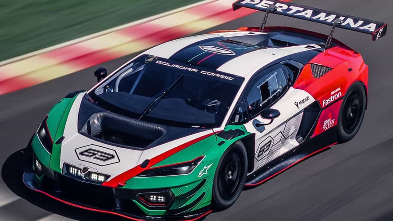 Lamborghini unveils Temerario GT3: new race car with V8 engine and 100% ...