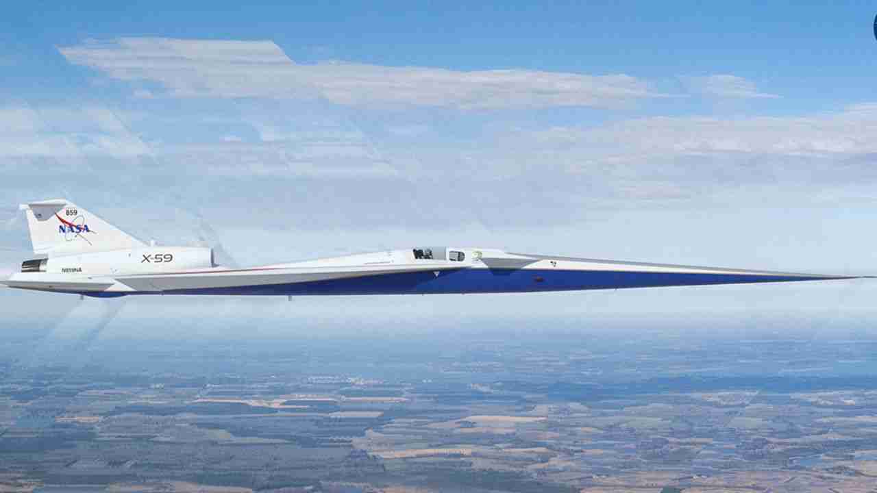 X-59 by NASA advances in testing and brings the era of silent ...