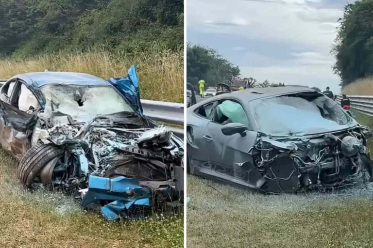 Fahrer überleben auf wundersame Weise einen schockierenden Unfall auf ...