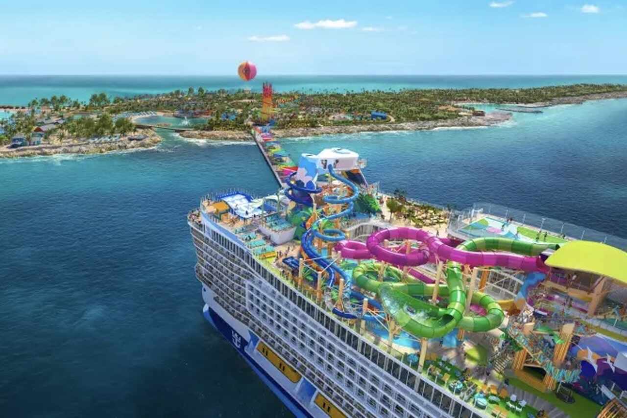 Maior navio de cruzeiro do mundo segue para a Flórida antes de viagem ...