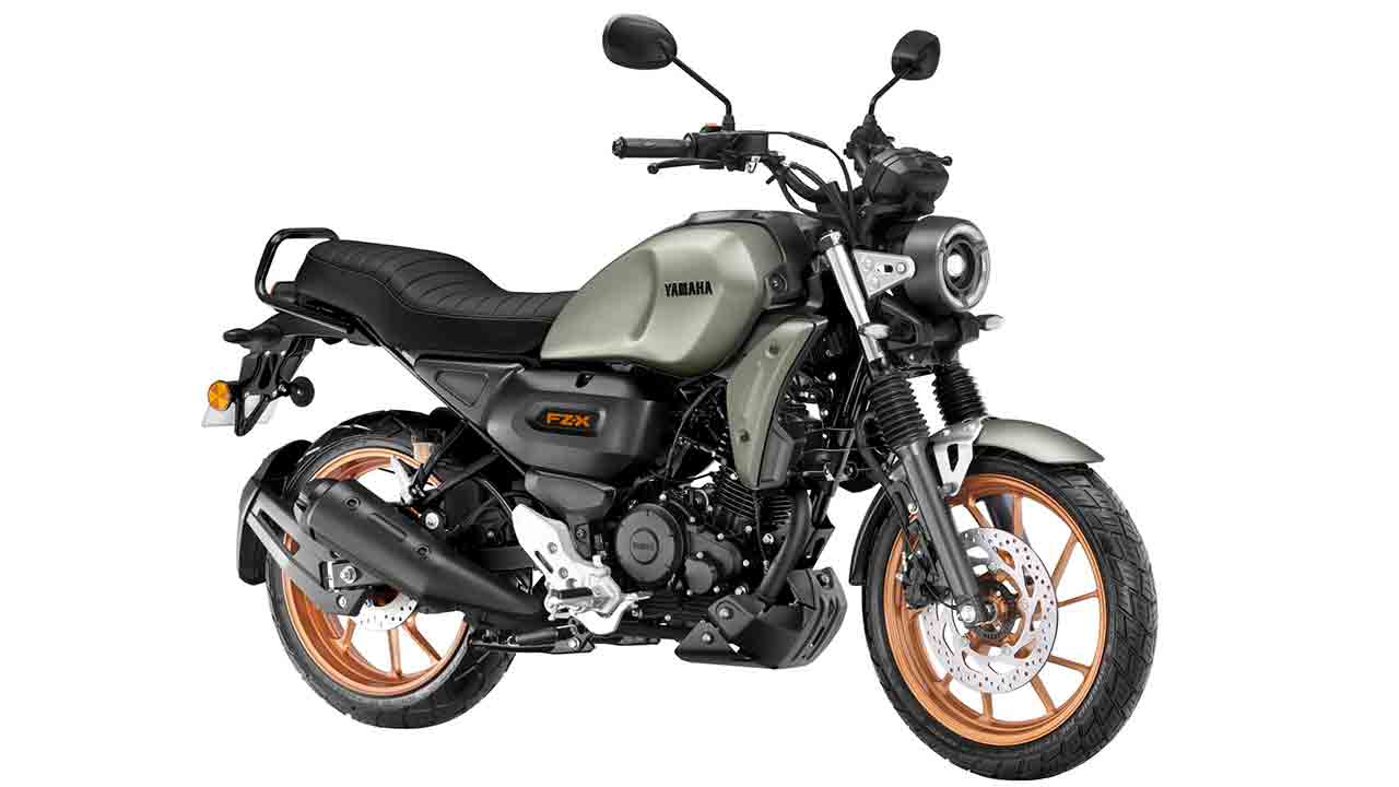 Yamaha unveils hybrid version of the FZ-X with golden wheels and ...