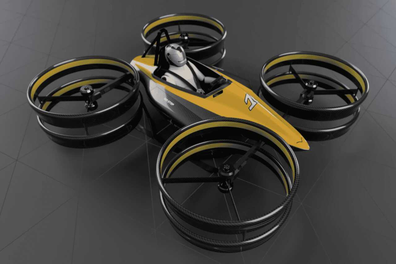 Meet the AirKart, a flying go-kart that looks like it's straight out of ...