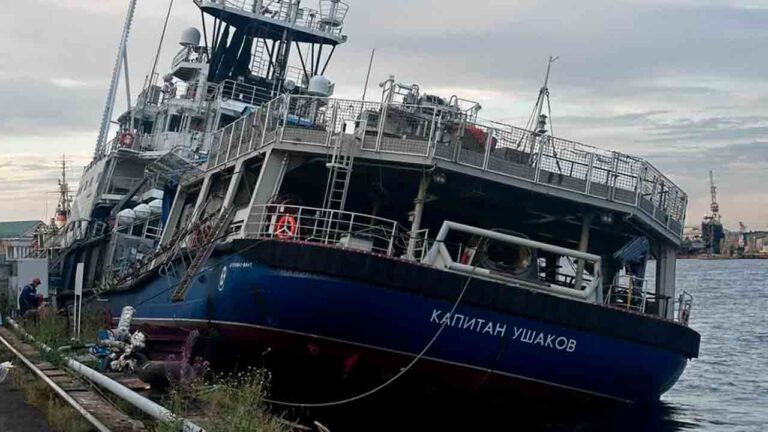 New Russian Military Tugboat Kapitan Ushakov Sinks in St. Petersburg ...