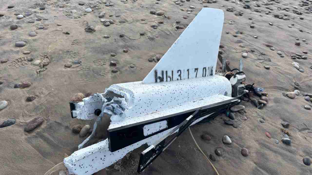 Russian Gerbera drone appears on a Latvian beach, raising tensions in ...