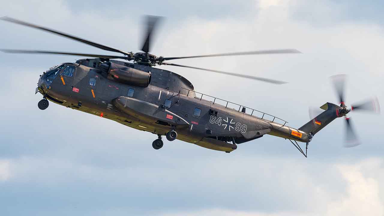 Argentinien erwägt die Beschaffung von CH-53G-Hubschraubern, die von der Bundeswehr außer Dienst ...