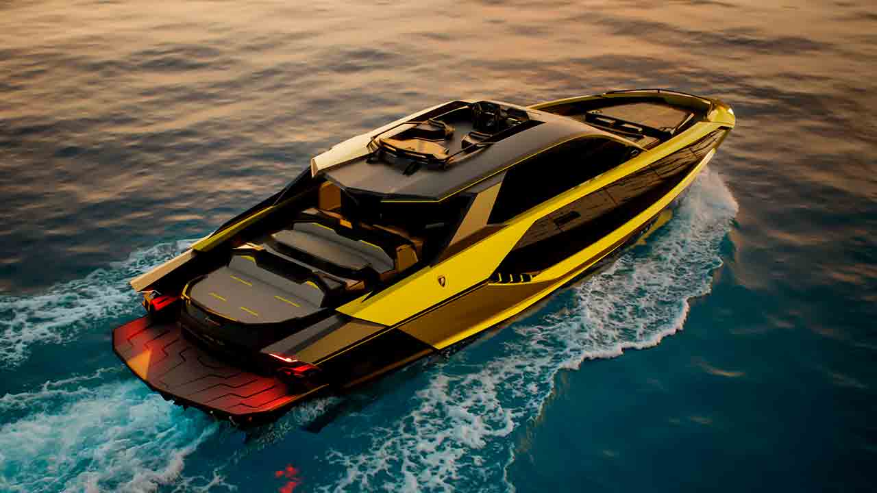 Lamborghini svela il superyacht “Tecnomar for Lamborghini 101FT” al ...