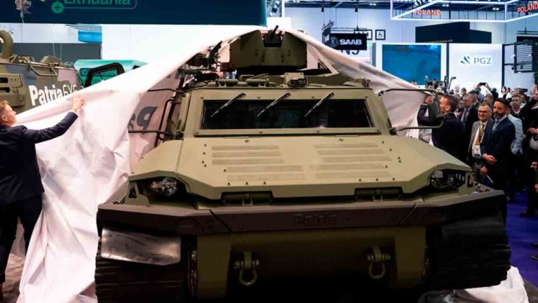 Patria presents TRACKX, new tracked armored vehicle for extreme ...