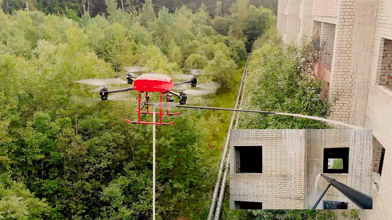 Rostec presenta il KVV-1: drone pesante che combatte gli incendi dal cielo - Carro e motos