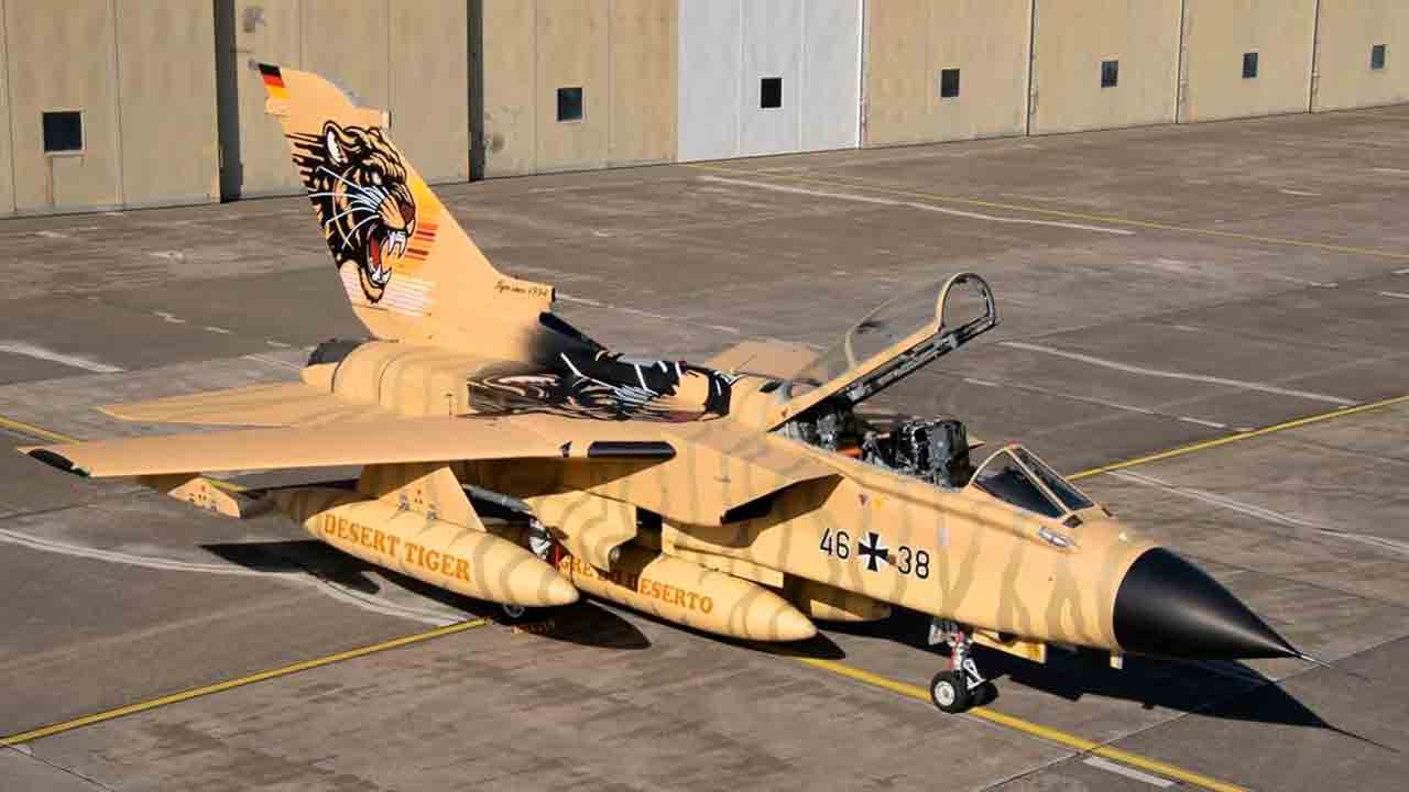 Tornado ECR “Desert Tiger” from Germany steals the show at NATO Tiger Meet in Portugal - Carro e ...