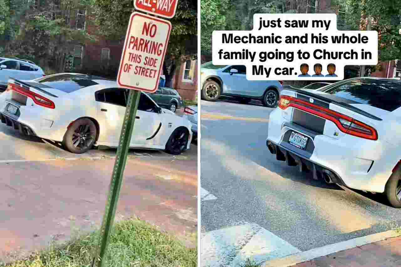 Video: Zákazník přistihne mechanika v kostele s jeho autem poté, co ho ...