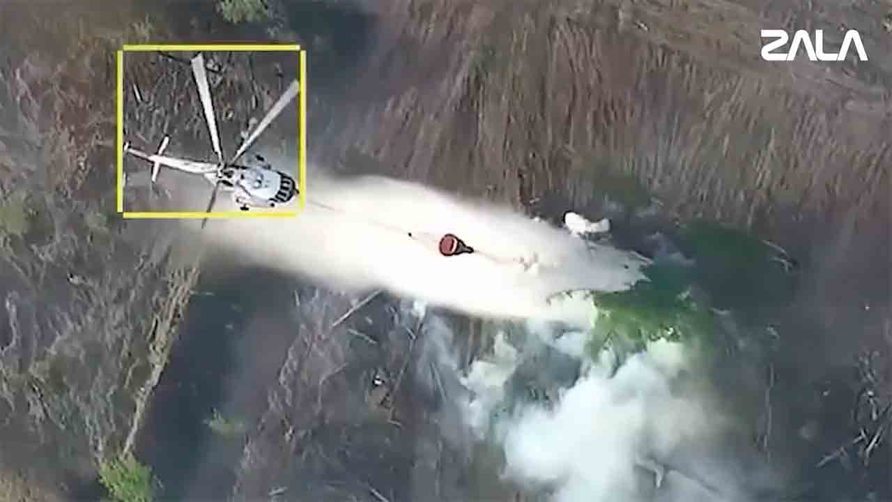 Video: Russia tests military drone ZALA for fighting forest fires ...