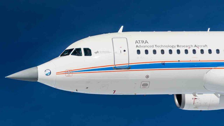 A320 ATRA Modified by Airbus Meets Eurofighter in Test Flight Over ...