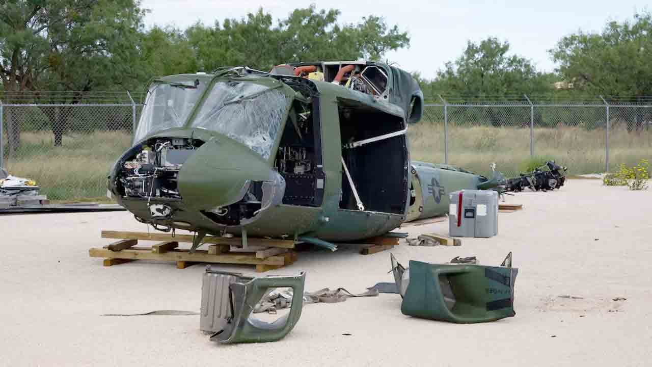 U.S. Air Force gives new purpose to UH-1 helicopter that crashed in ...