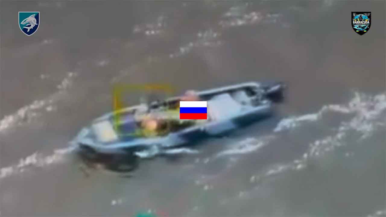 우크라이나 ‘바라쿠다(Barracuda)’ 드론, FPV를 발사해 흑해에서 러시아 병력 제거 - Carro e motos