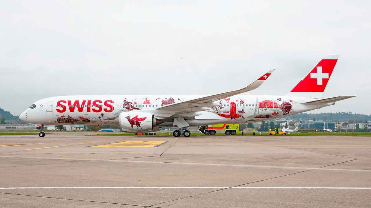 Swiss ontvangt haar eerste Airbus A350 “Wanderlust” en start een nieuw ...