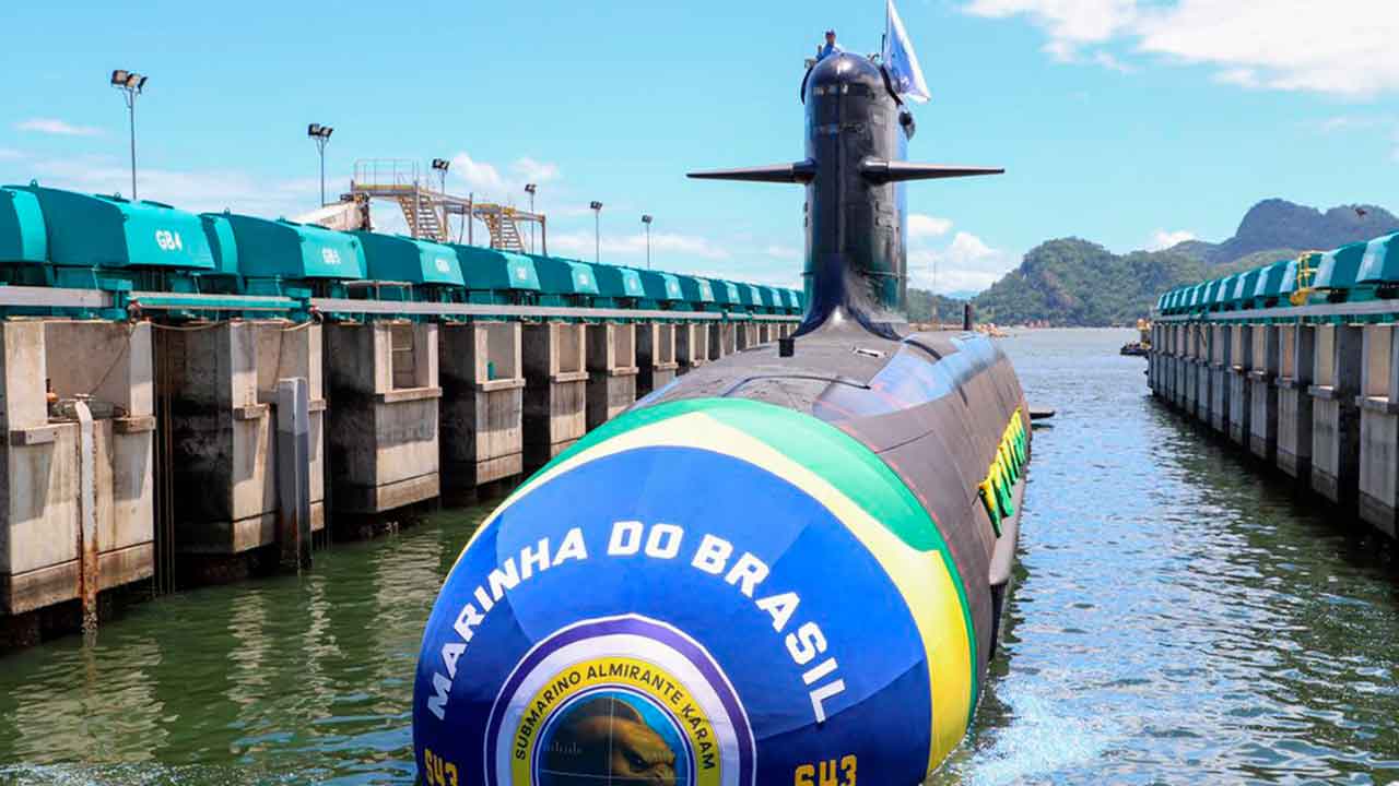 Brasil launches the Almirante Karam submarine, equipped with MBDA F21 ...