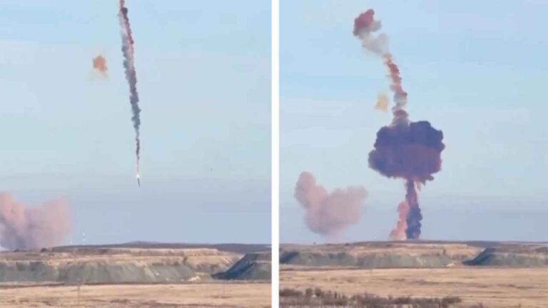 Video: Russia loses ballistic missile after explosion during launch ...