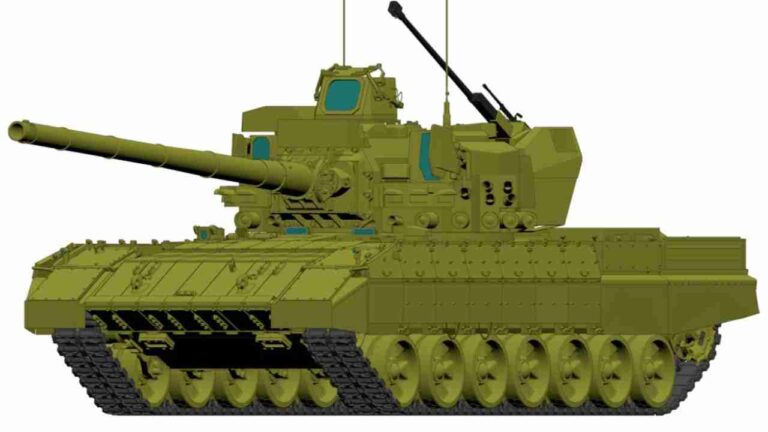 Renderings of perforated plants reveal the powerful Russian T-95 tank ...
