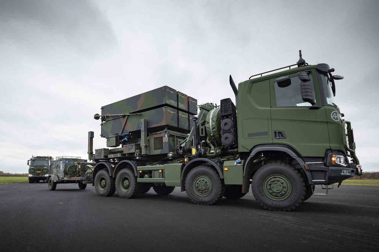 The Netherlands deploys Patriot vehicles and NASAMS systems to protect ...