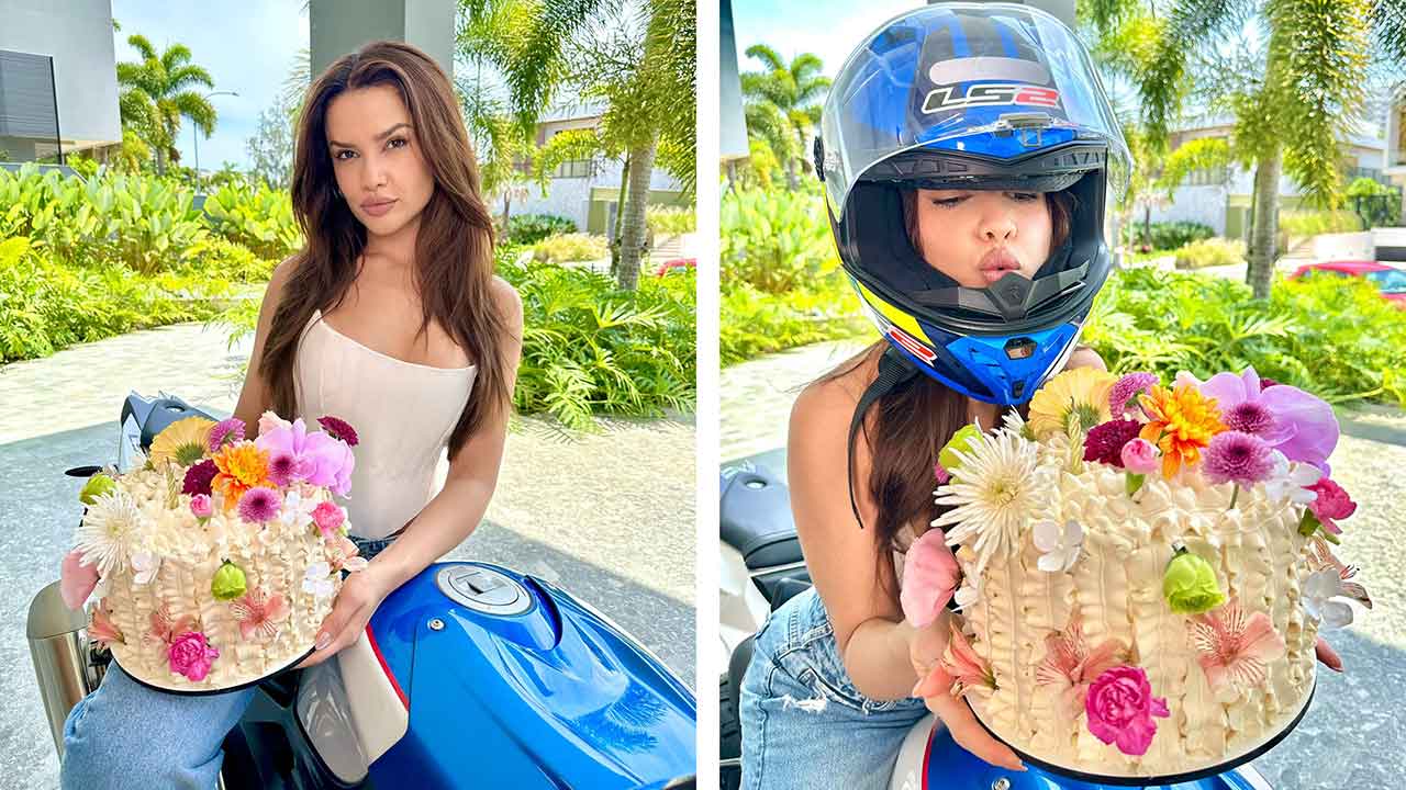 Winner of Big Brother shows fall with sports motorcycle she received ...