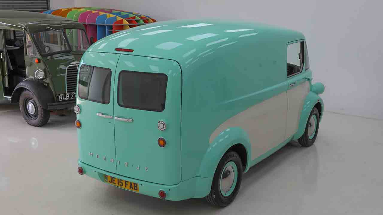Morris dévoile le nouveau JE, un van électrique inspiré d’un modèle ...